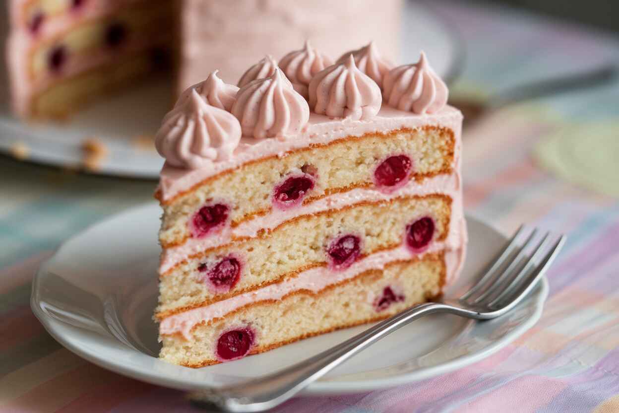 How to Make the Perfect Cherry Chip Cake