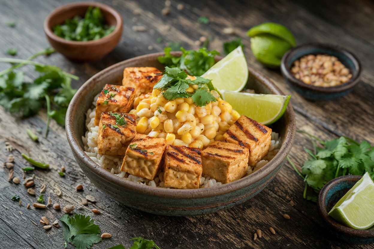 How To Make The Perfect Street Corn Chicken Rice Bowl