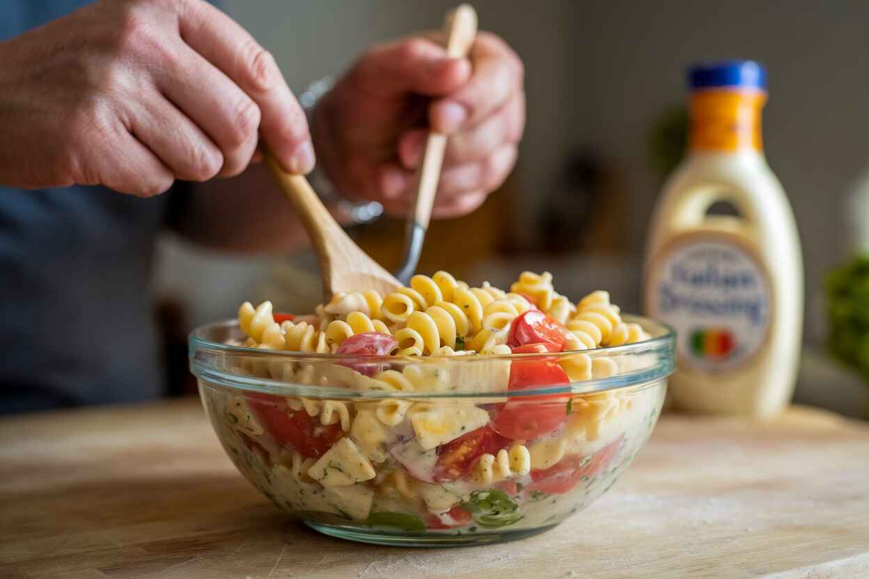How to Make a Delicious 4 Ingredient Pasta Salad