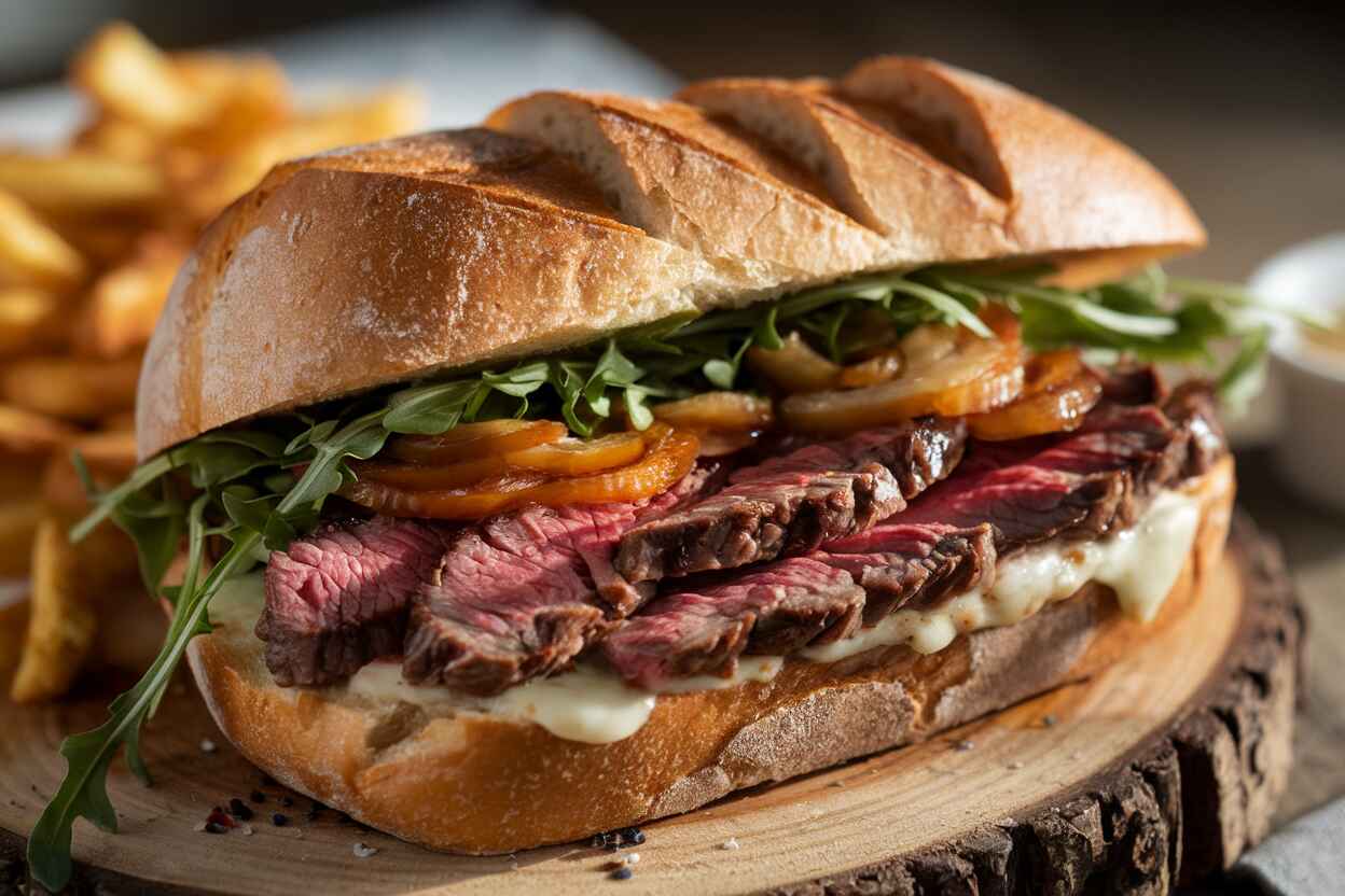 The Best Steak Sandwich Recipe for a Perfectly Juicy Bite